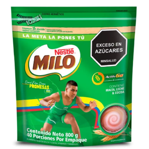 Milo Activ-Go Bolsa X 800 Gramos