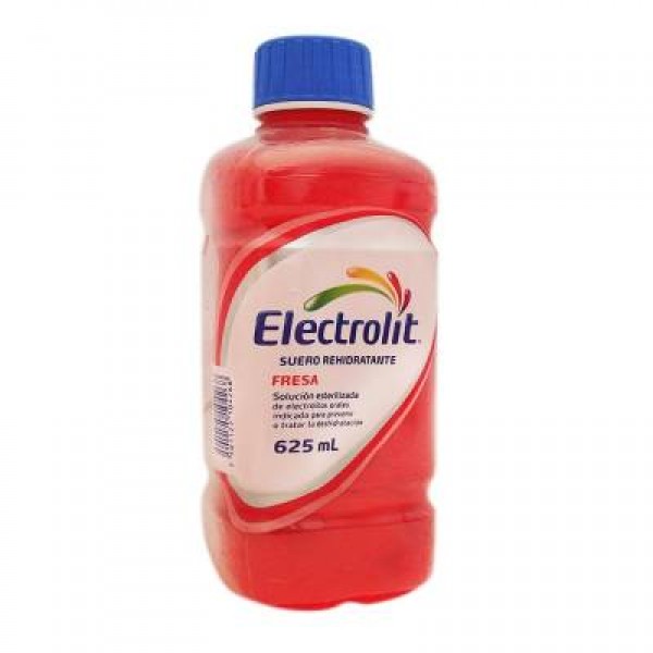 Suero rehidratante Electrolit fresa Botella X 625 Ml