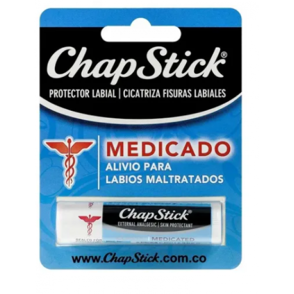Chapstick Medicado Tubo X 4 Gramos