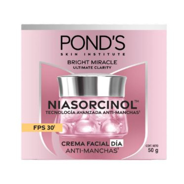 Ponds bright miracle Niasorcinol Crema facial día FPS 30 X 50 Gramos