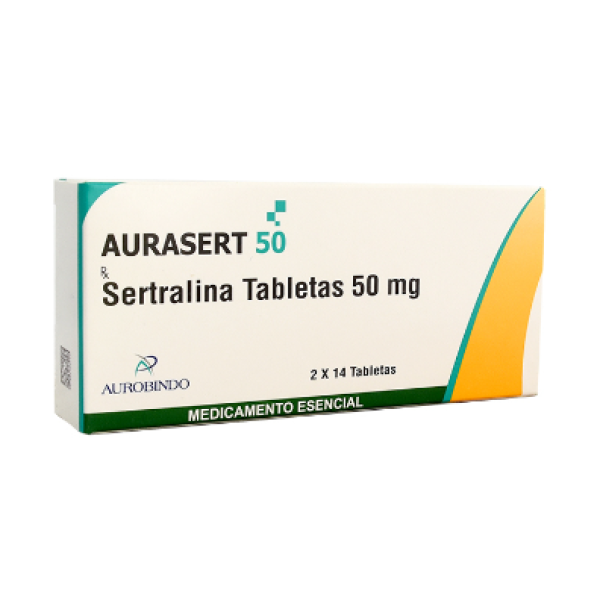 Aurasert 50 Mg Caja X 28 Tabletas