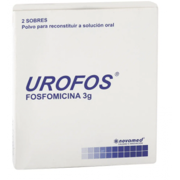 Urofos 3 Gramos Polvo para reconstruir a solución oral Caja X 2 Sobres