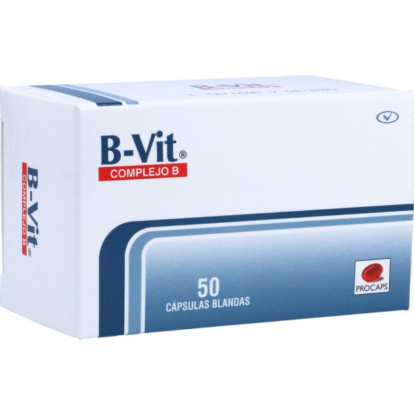 B-vit complejo B Caja X 50 Cápsulas