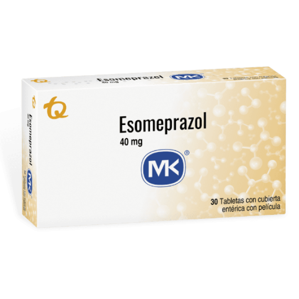 Esomeprazol Mk 40 Mg Caja X 30 tabletas con cubierta entérica con película